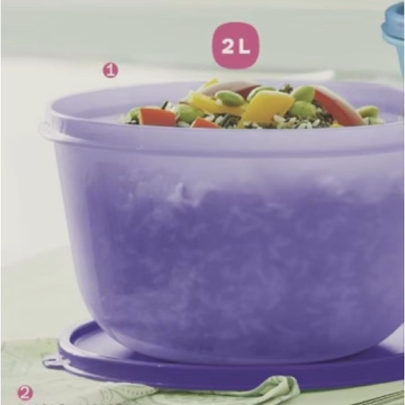 Tupperware | Kitchen | Tupperware Modular Round Bowl Purple Color ...